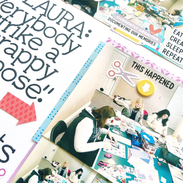 Strike a Scrappy Pose with Tracey Fox | Elle's Studio Blog